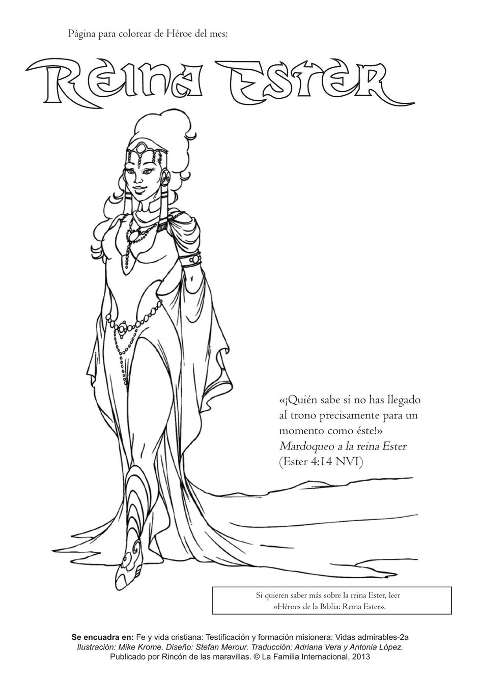 Reina ester dibujos - Imagui