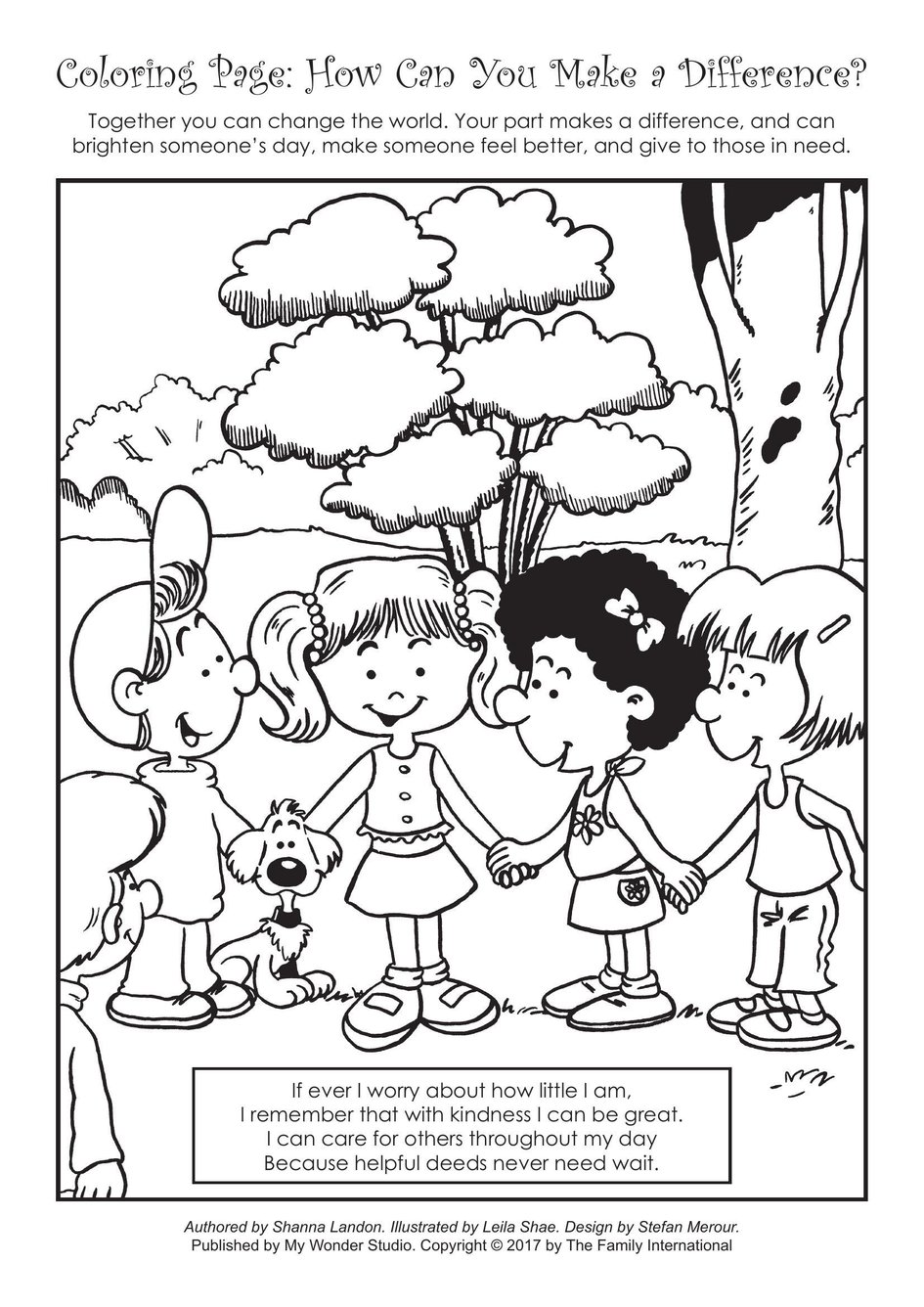 make a coloring pages