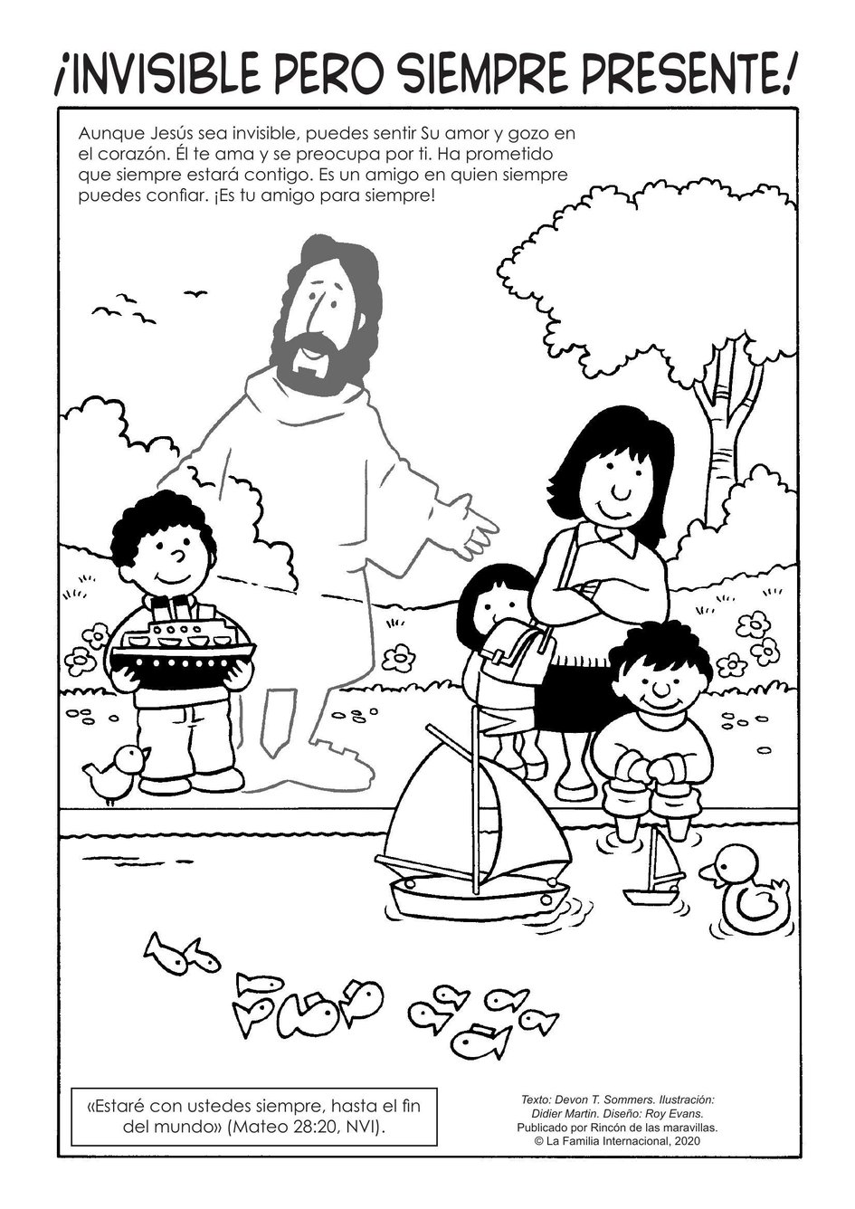 Presenta Página Para Colorear