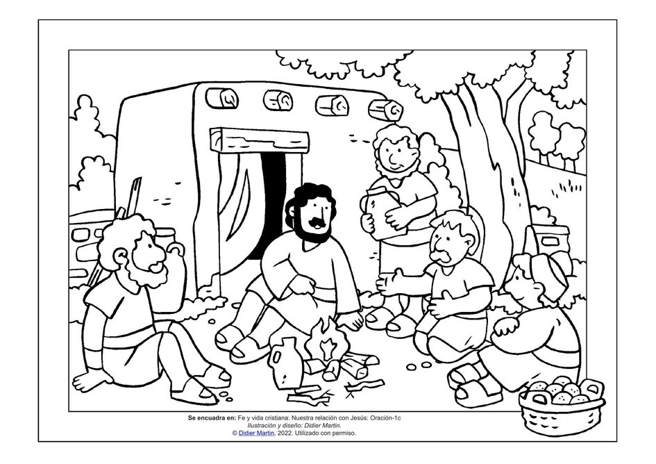 Páginas Para Colorear De La Escuela Primaria Lds Oración