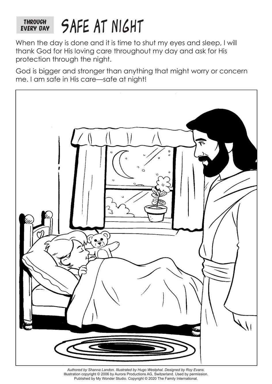 coloring pages god cares