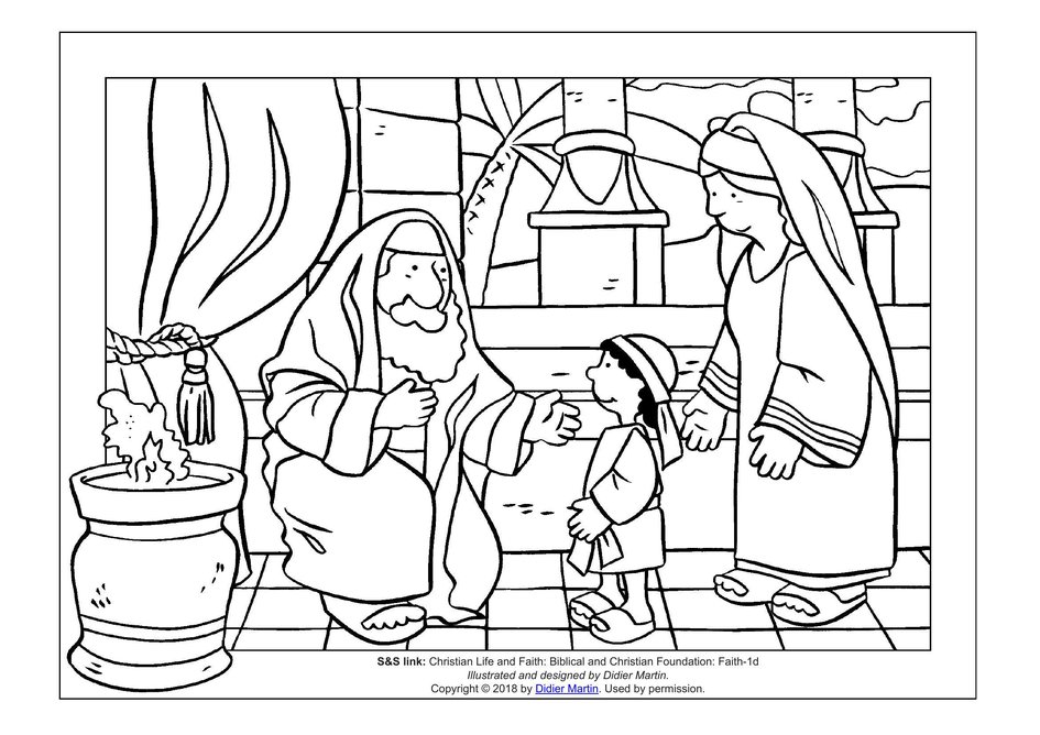 Samuel Bible Story Coloring Pages 2025 