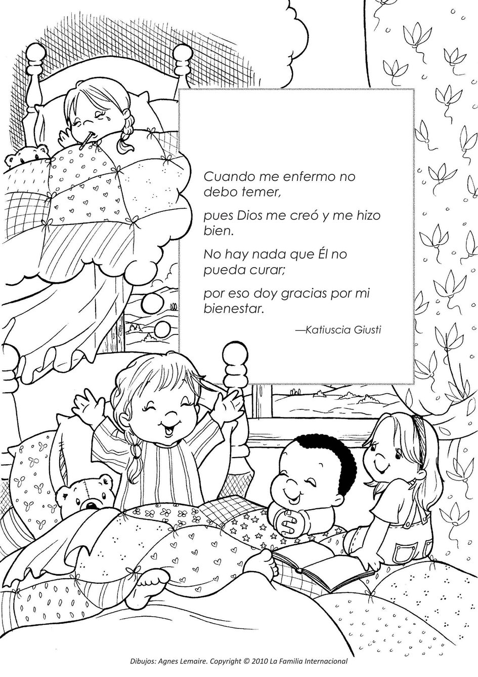 Dibujos Para Colorear De Actos De Bondad