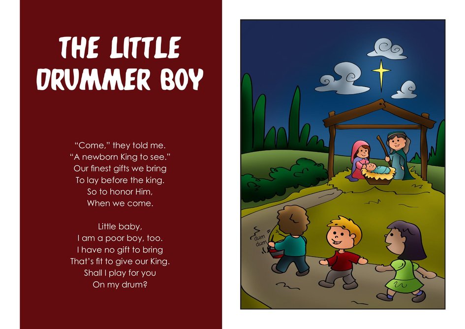 The Little Drum Boy Little Drummer Boy Lyrics | Love To Sing